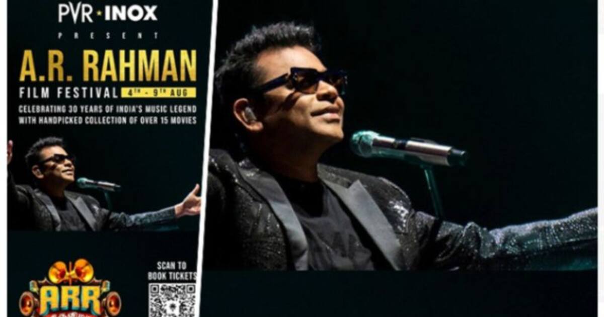 AR Rahman film festival to celebrate 30 years of his incredible music ...