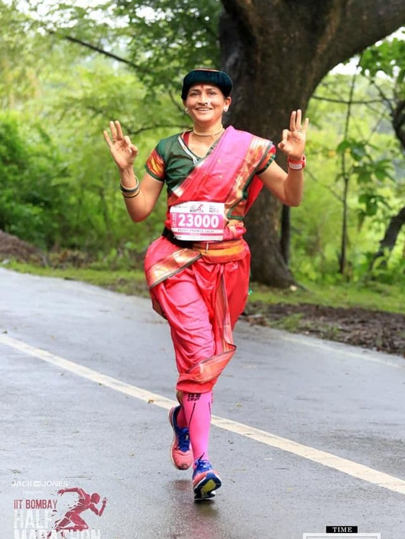 Women in Sarees: 53-year-old runner Kranti Salvi is a record holder