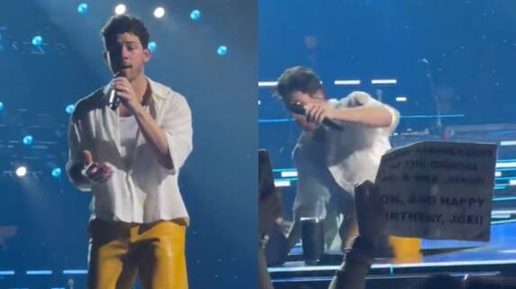Nick Jonas falls during concert in Boston; his reaction post accident ...