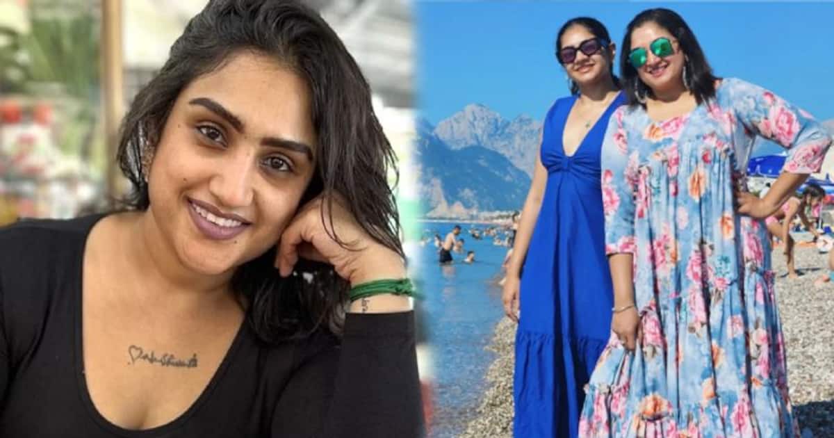 இவங்க தான் கவிதாவின் தங்கை அனிதா விஜயகுமார்.. "மார்க்கெண்டேய குடும்பம் ...