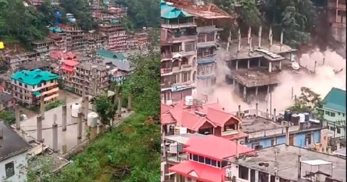 Landslide again in Shimla viral video: ಶಿಮ್ಲಾದಲ್ಲಿ ಭೂಕುಸಿತ ...