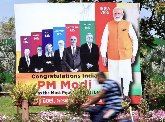 Fact Check: Did BJP erect hoarding declaring PM Modi as 'World's Most ...