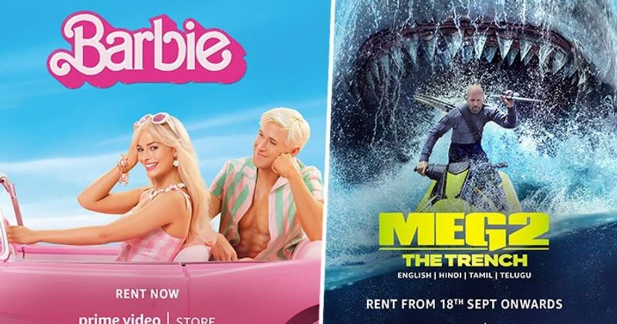 Margot Robbie's 'Barbie' and Jason Statham's 'Meg 2' begin streaming on ...