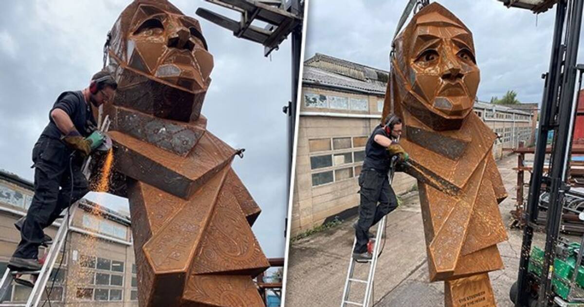 UK's 16-feet 'Strength of Hijab' statue: Sculptor Luke Perry talks ...
