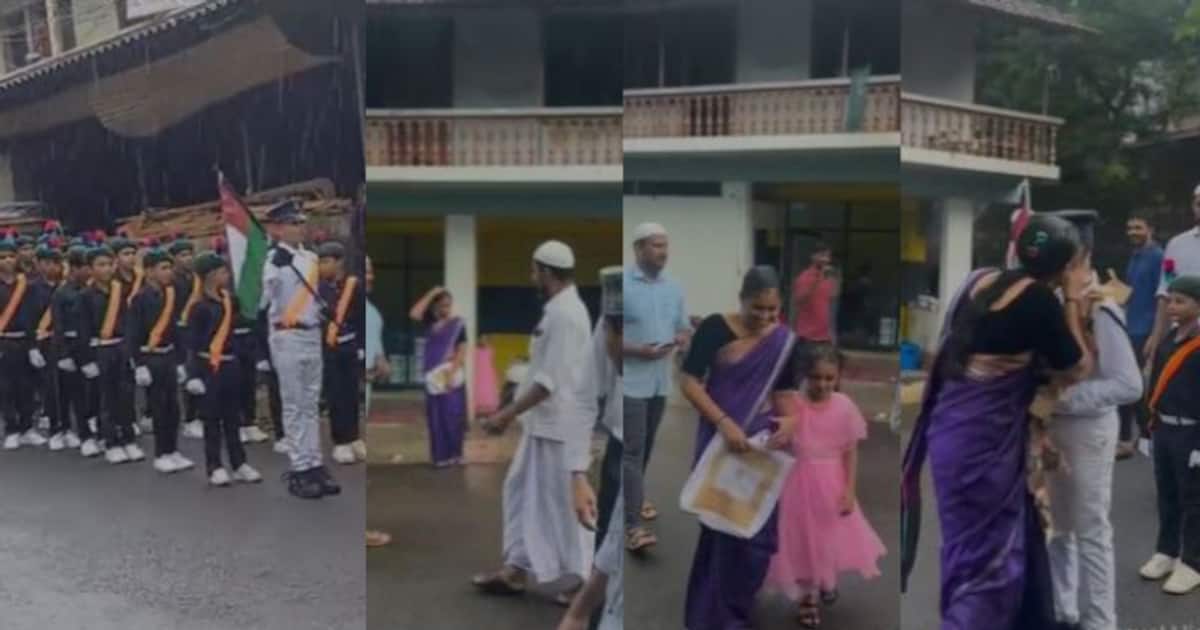 Nabidina Rally Video : മഴയത്ത് ഷീന കാത്തിരുന്നു, നബിദിന റാലിയെത്താ ...