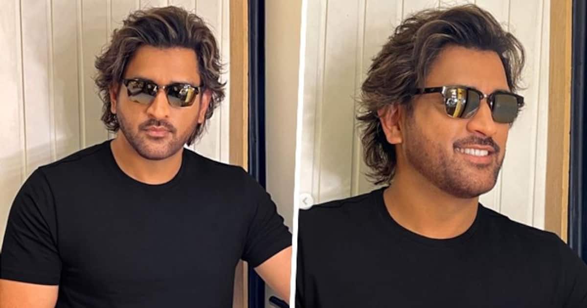 MS Dhoni's iconic long hair makes sensational comeback; takes social ...