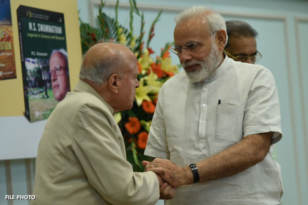 Prof MS Swaminathan was a true Kisan Vaigyanik: PM Modi