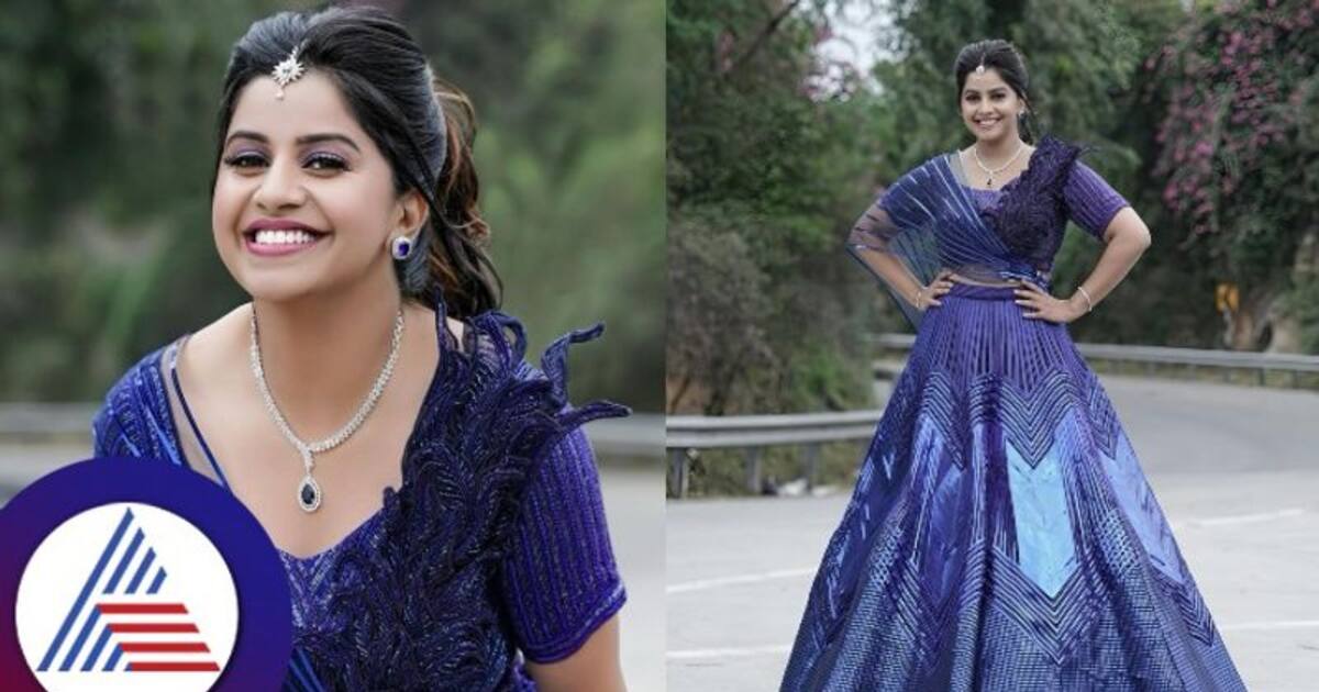 ನೀಲಿ ಡ್ರೆಸ್‌ ತೊಟ್ಟು ಕವಿತೆ ಬರೆದ Anushree: ಆ್ಯಂಕರಿಂಗ್ ಬಿಟ್ಟು ಕವಿಯಾಗ್ರಿ ...