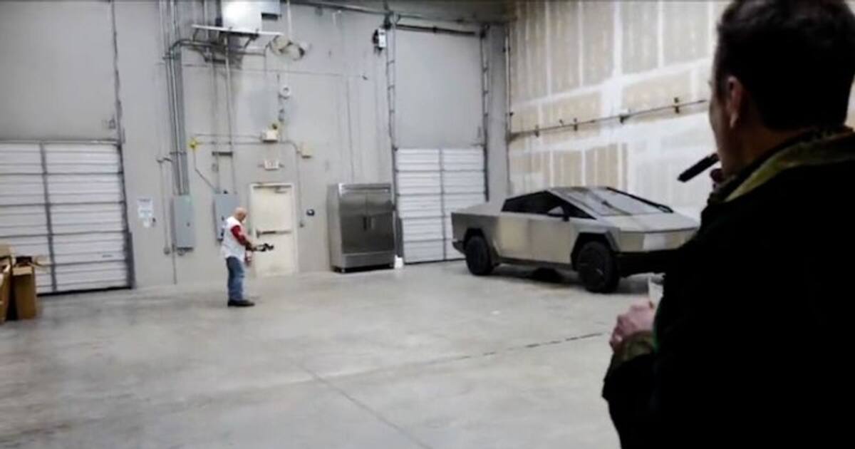 WATCH: Elon Musk enjoys cigar as Joe Rogan tests Tesla Cybertruck's ...