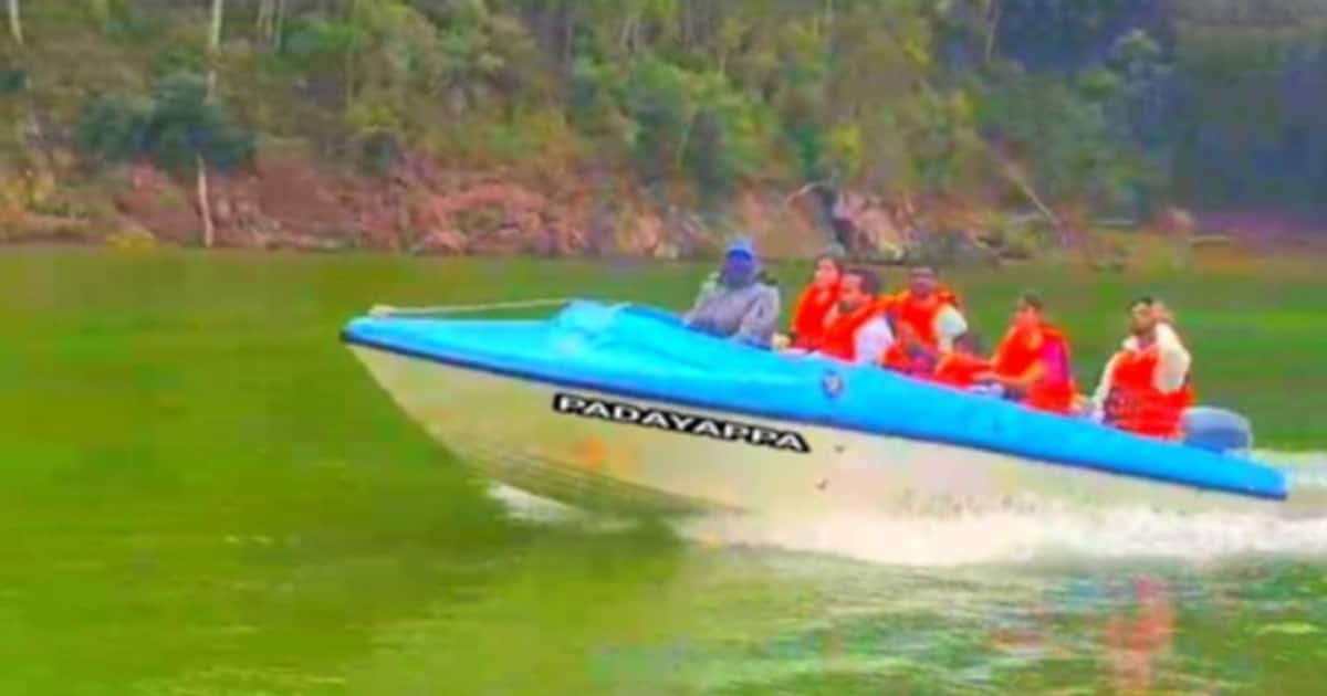 padayappa new speed boat in munnar വെള്ളത്തിലോടും 'പടയപ്പ', കൂടെ ബ്ലൂ ...