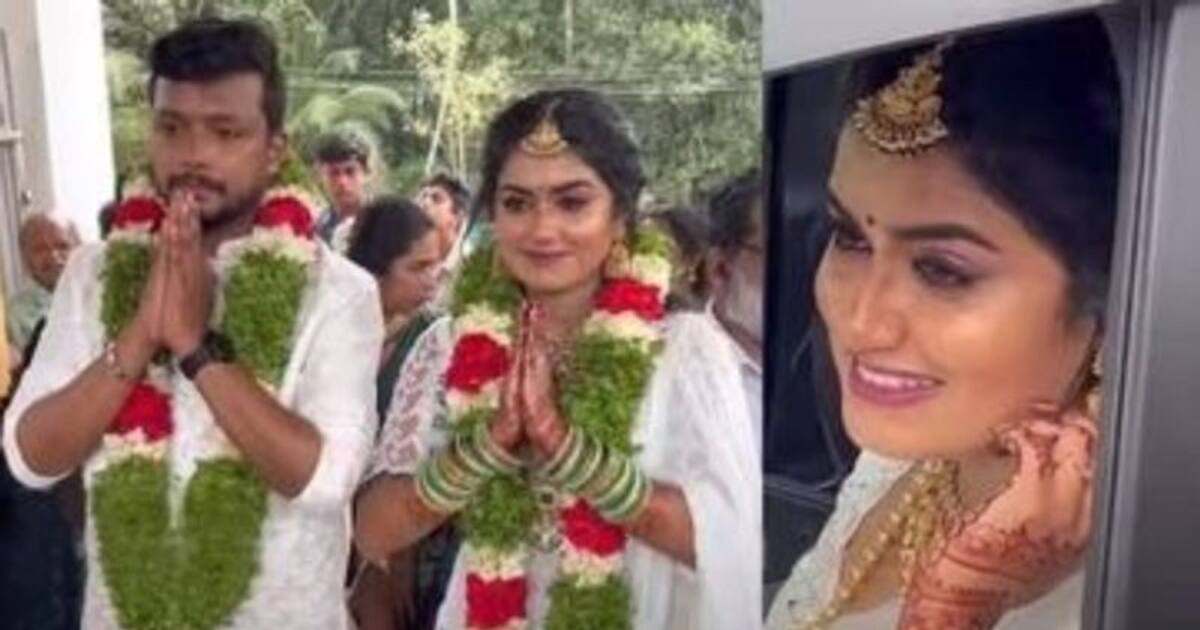 Malayalam serial actress Haritha G Nair weds 'Drishyam 2' editor Vinayak