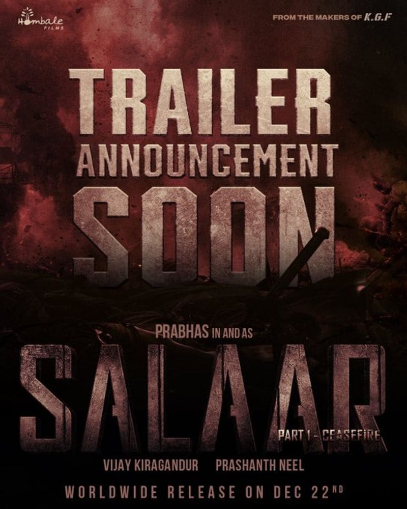 Salaar Trailer Update : గెట్ రెడీ.. సలార్ ట్రైలర్ సిద్ధం.. అఫీషియల్ ...