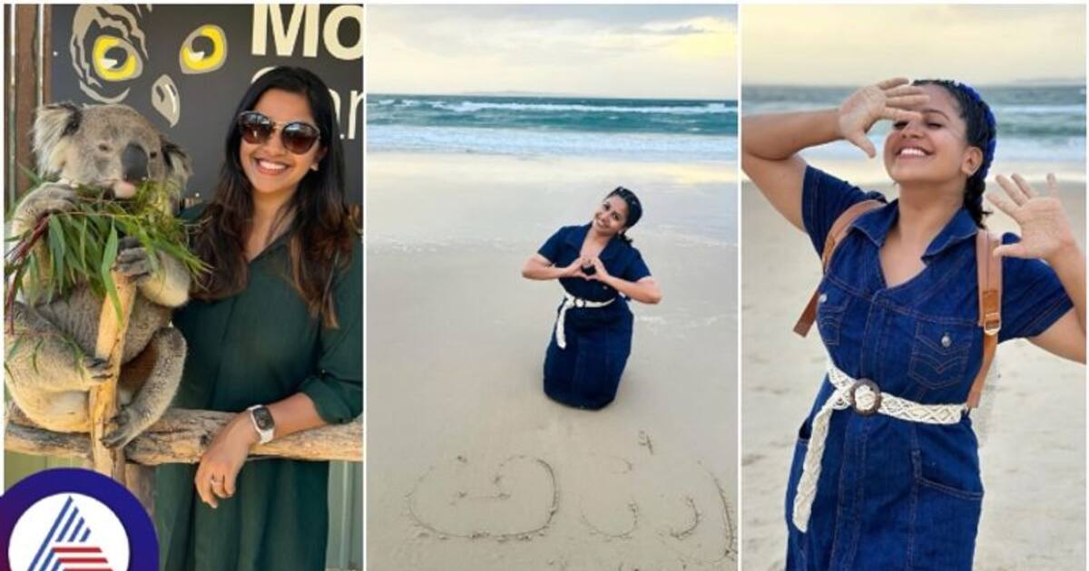 Anchor Anushree spotted with Appu at beach: ಆಸ್ಟ್ರೇಲಿಯಾದಲ್ಲಿ ಕುಡ್ಲ ...