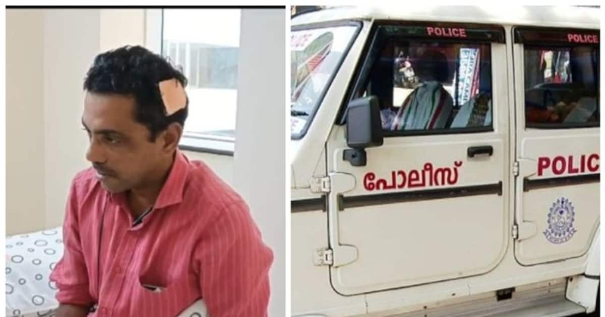 ഭാര്യയ്ക്ക് പരാതി,അന്വേഷിക്കാനെത്തിയ പൊലീസുകാരന്റെ തലയടിച്ച് പൊട്ടിച്ച് ...