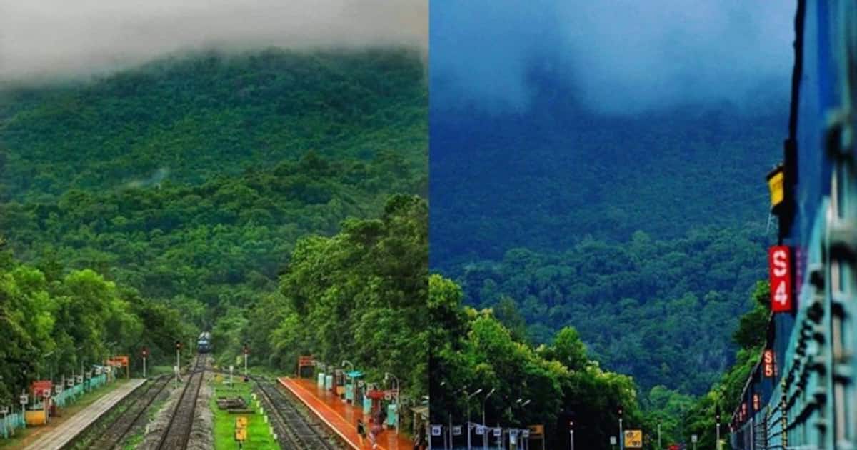 Karwar Railway Station Images 'ಪ್ರಕೃತಿ ಮಾತೆಯ ಸೆರಗಿನ ಸ್ಟೈಲಿಷ್‌ ಬಾರ್ಡರ್ ...