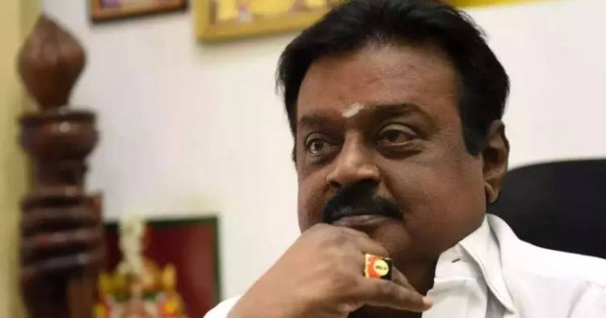 DMDK founder Vijayakanth's mortal remains brought to party HQ in ...