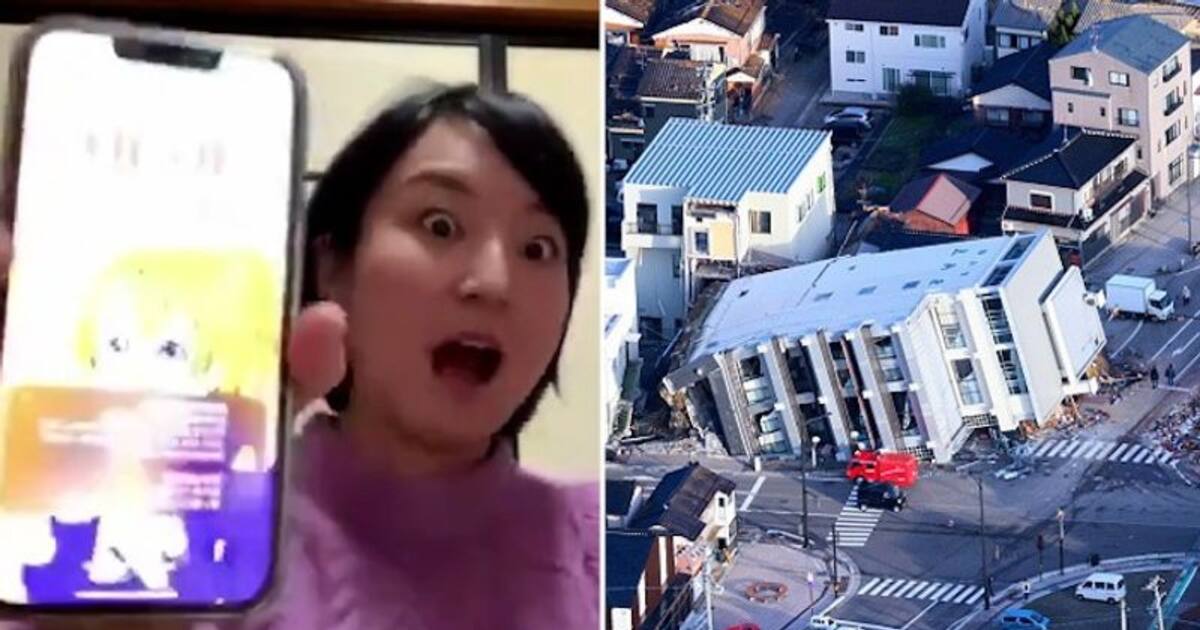 Terrifying! Twitch streamer's live experience of 7.5 magnitude Japan ...