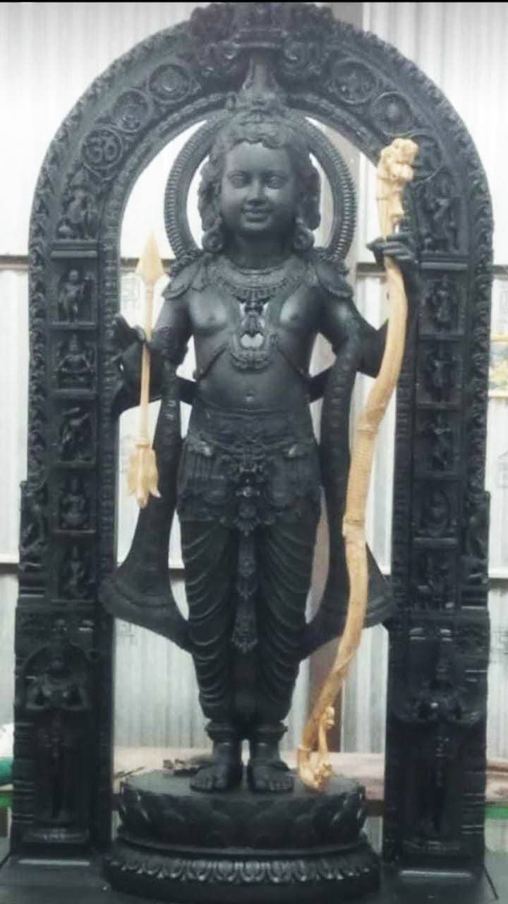 first look of ram idol : ராமர் சிலை ஃபர்ஸ்ட் லுக் வெளியானது!