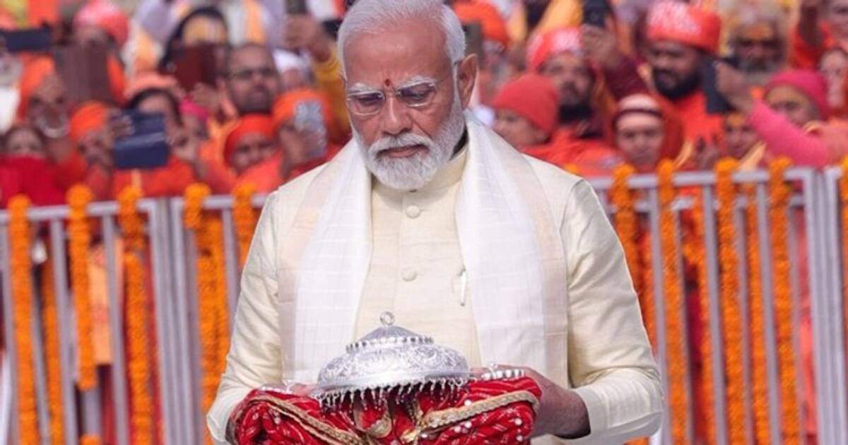 Ram Mandir inauguration: PM Modi entered sanctum sanctorum with ...