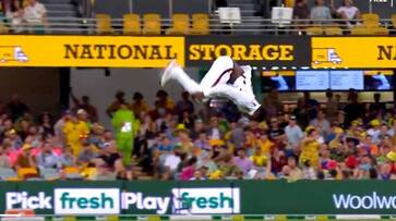 AUS vs WI, 2nd Test: Cartwheel celebration by Kevin Sinclair after ...