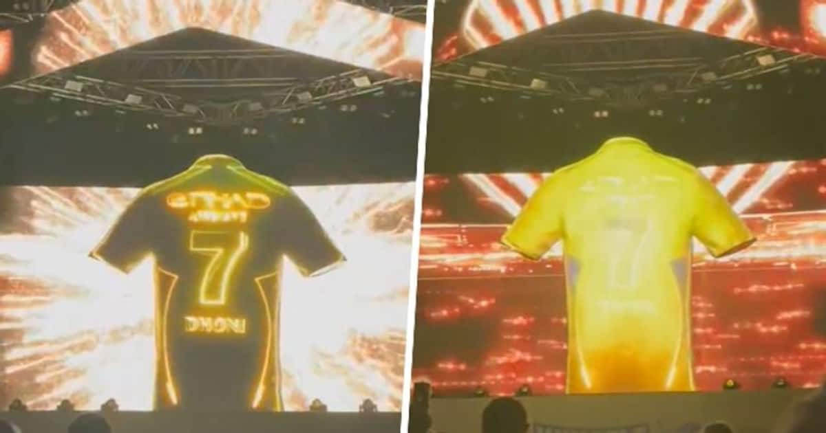 Etihad announced as official sponsor of CSK; video of Dhoni's iconic No ...