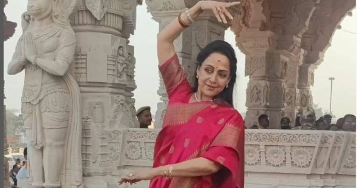 Hema Malini visits Ram Mandir in Ayodhya, reveals how the temple gave ...