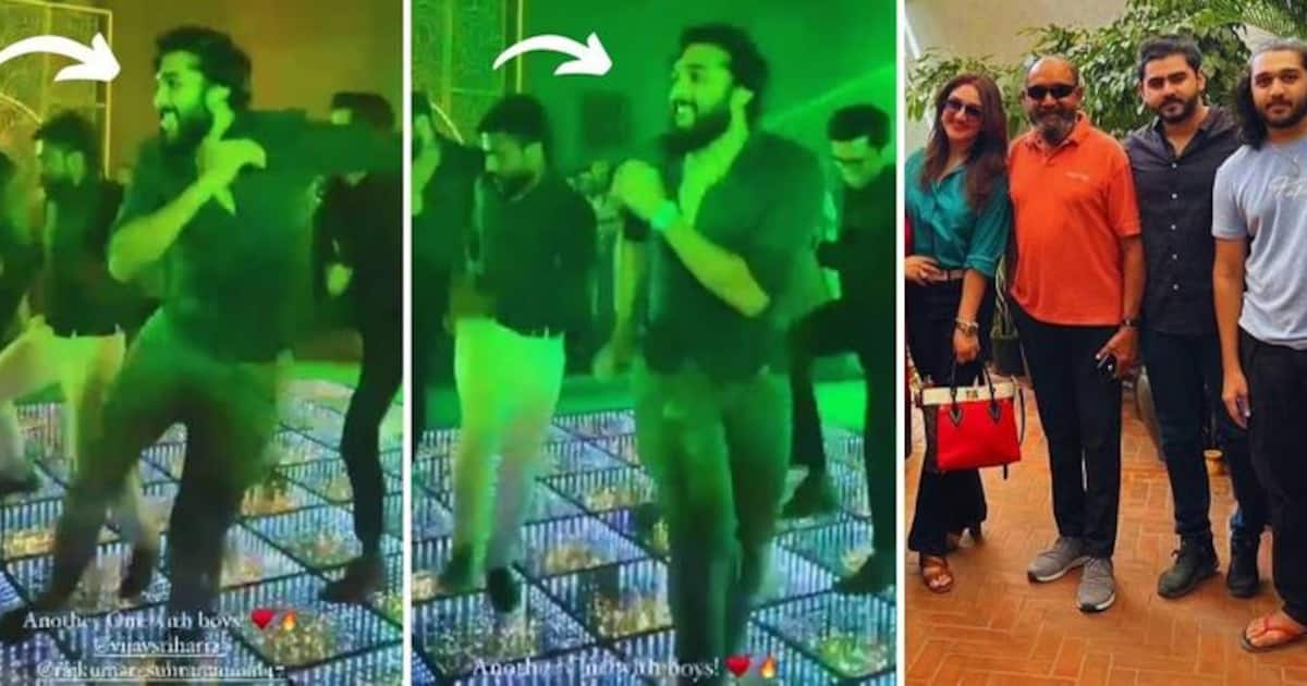 Vanitha vijayakumar son srihari dance in vijayakumar grand daughter ...