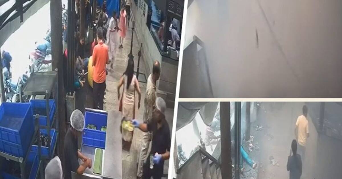 Bengaluru Rameshwaram Cafe blast: CCTV footage captures moment IED ...
