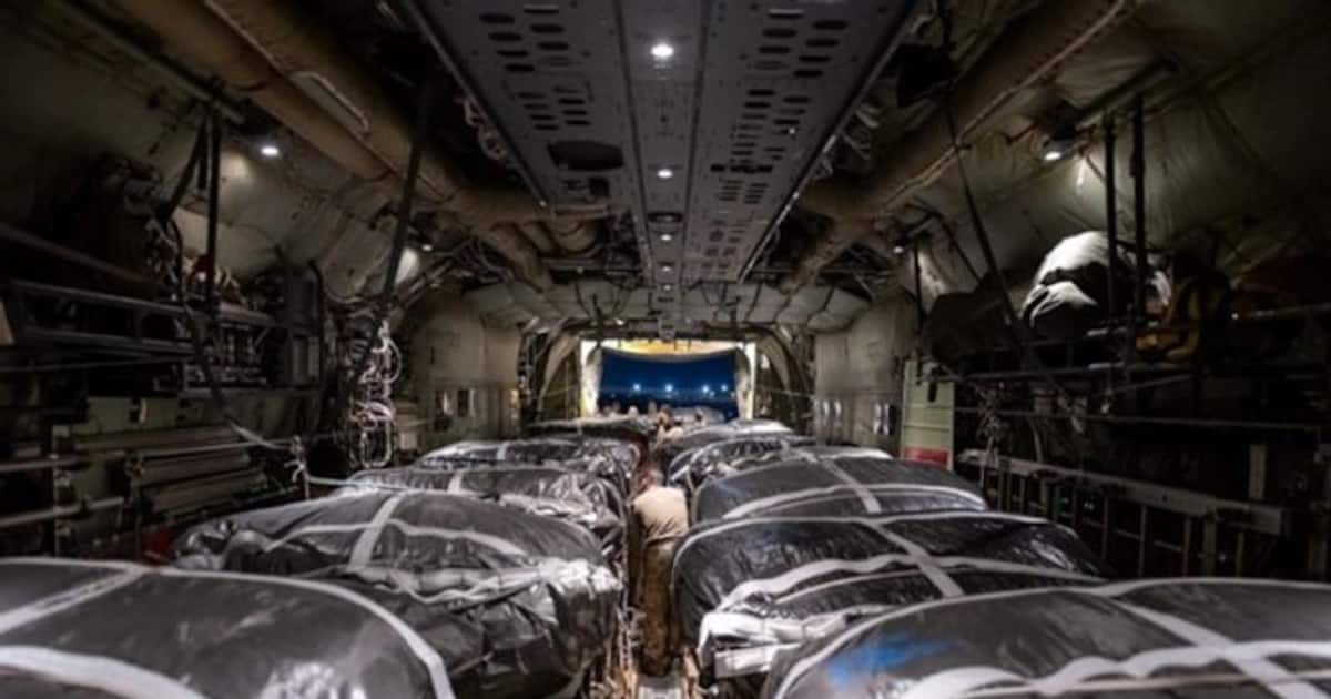 US military planes airdrop about 38,000 meals into Gaza in first round ...