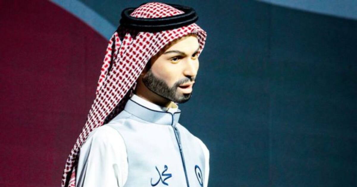 Mohammad, Saudi Arabia's first male humanoid robot, debuts at DeepFest ...