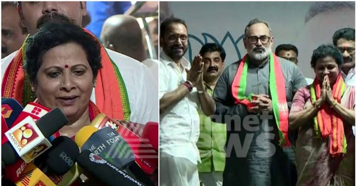 'ബിജെപിയിലെത്തിയത് സ്ഥാനമാനങ്ങള്‍ നോക്കിയല്ല'; കോൺഗ്രസ് വിട്ടത് മനസ് ...