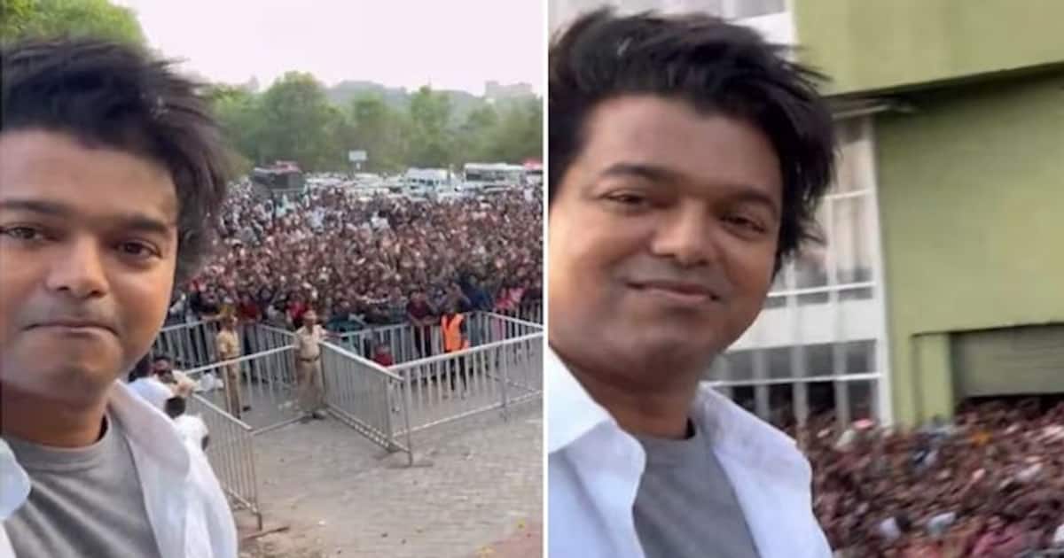 Thalapathy Vijay in Kerala: Superstar clicks his signature selfie video ...