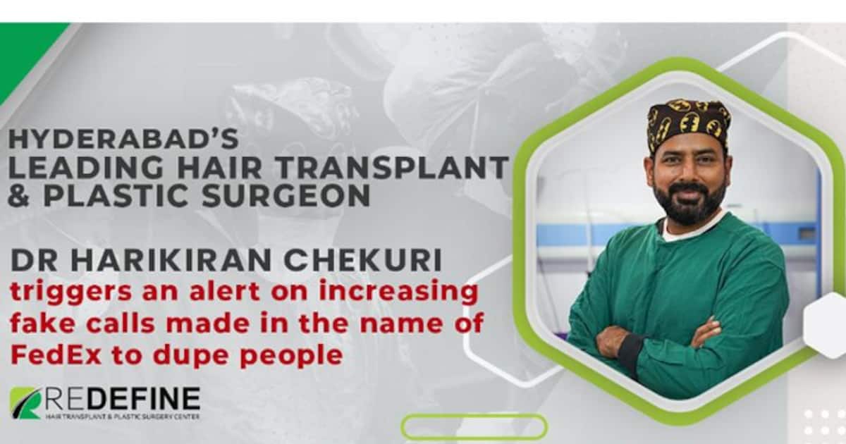 Dr. Hari Kiran Chekuri triggers an alert on increasing fake calls made ...