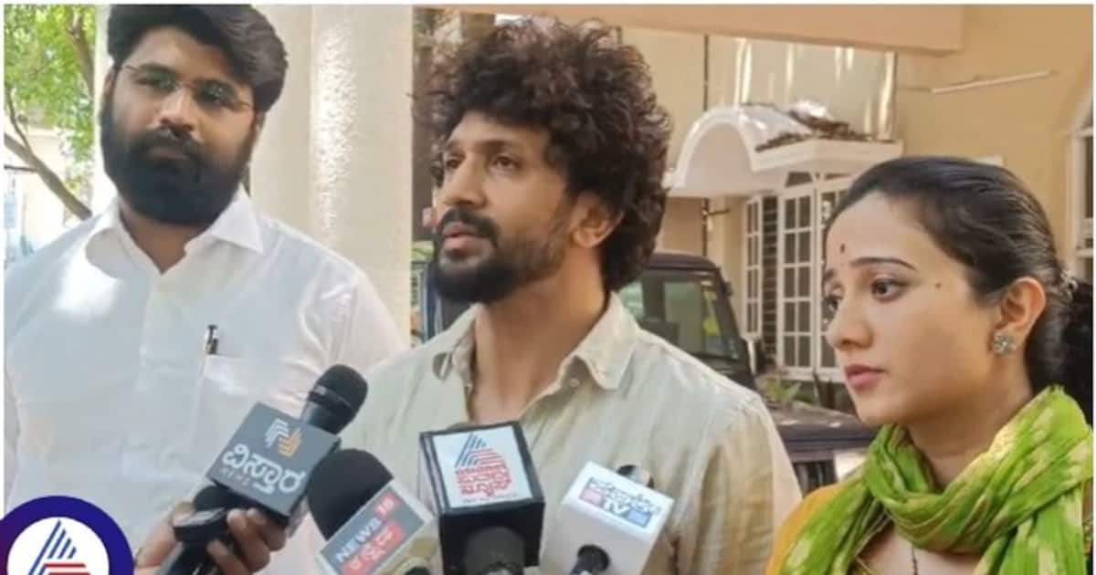 Actress harshika poonacha and bhuvan ponnanna ದಂಪತಿ ಪುಲಿಕೇಶಿನಗರ ಪೊಲೀಸ್ ...