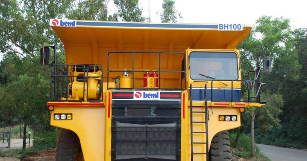 BEML secures Rs 250 crore deal with NCL for 28 BH100 rear dump trucks, engineered to carry 100 ...