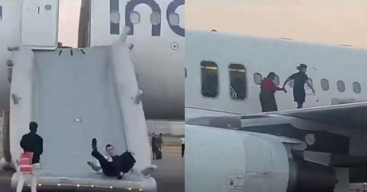 Caught on camera: Dramatic scenes at Delhi airport as bomb scare on ...