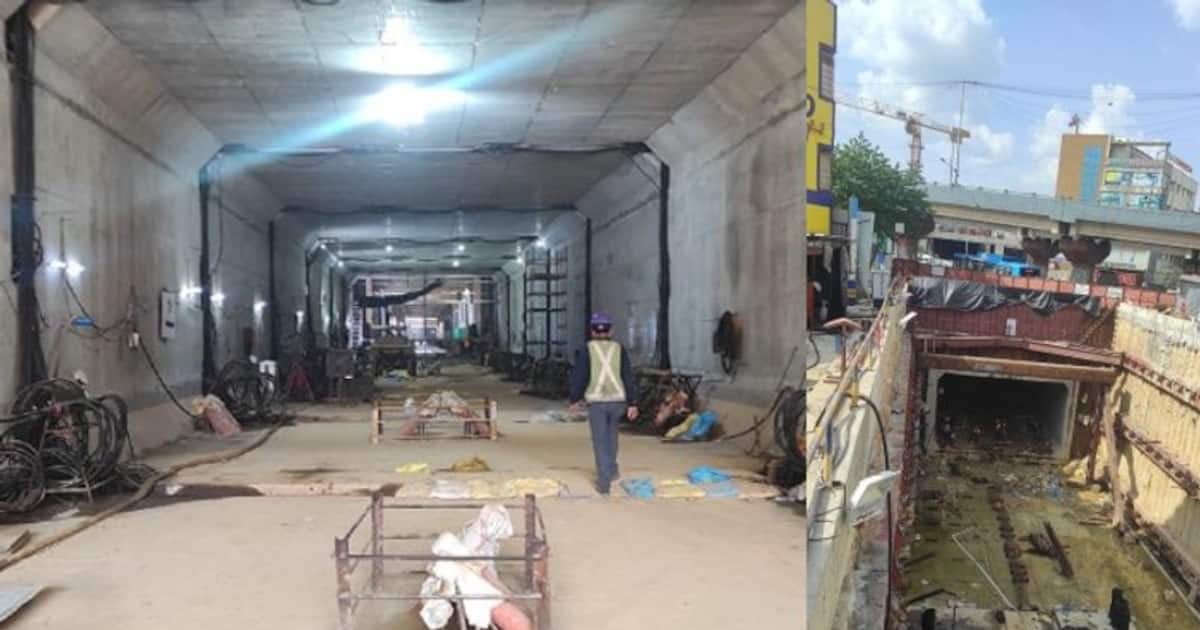 Bengaluru: BMRCL introduces Box-Pushing technology for Nagawara station ...