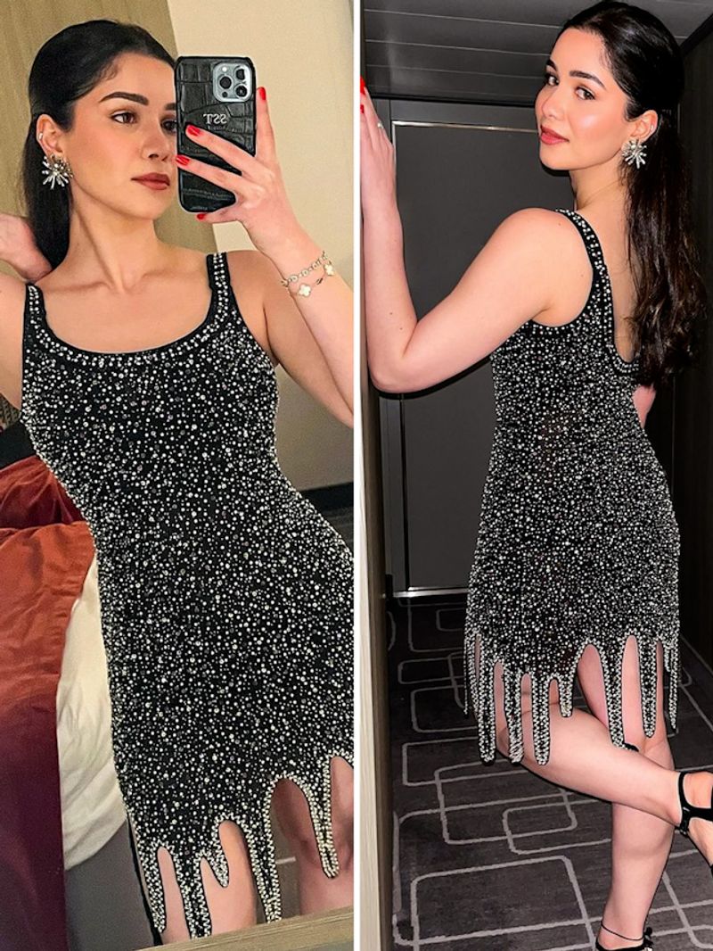 Sara Tendulkar looks lovely as she posts photos in black shimmer dress