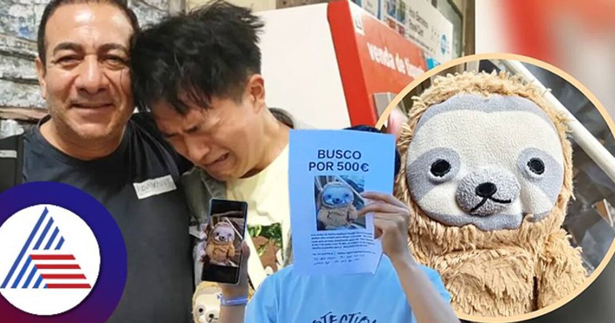 Man finally reunite with his missing soft toy