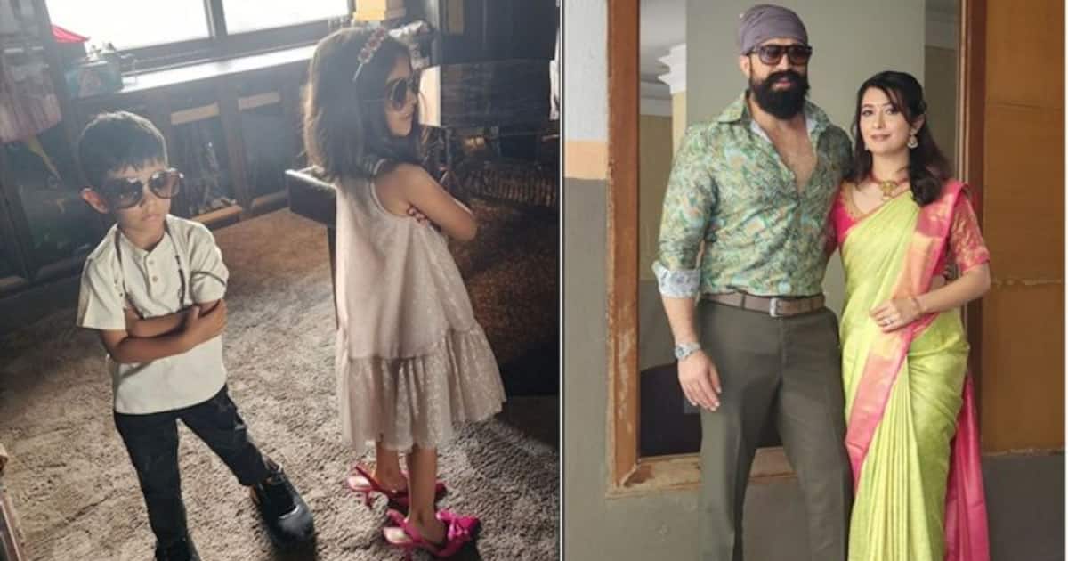 Actor Yash kids cute Photo viral on Social Media
