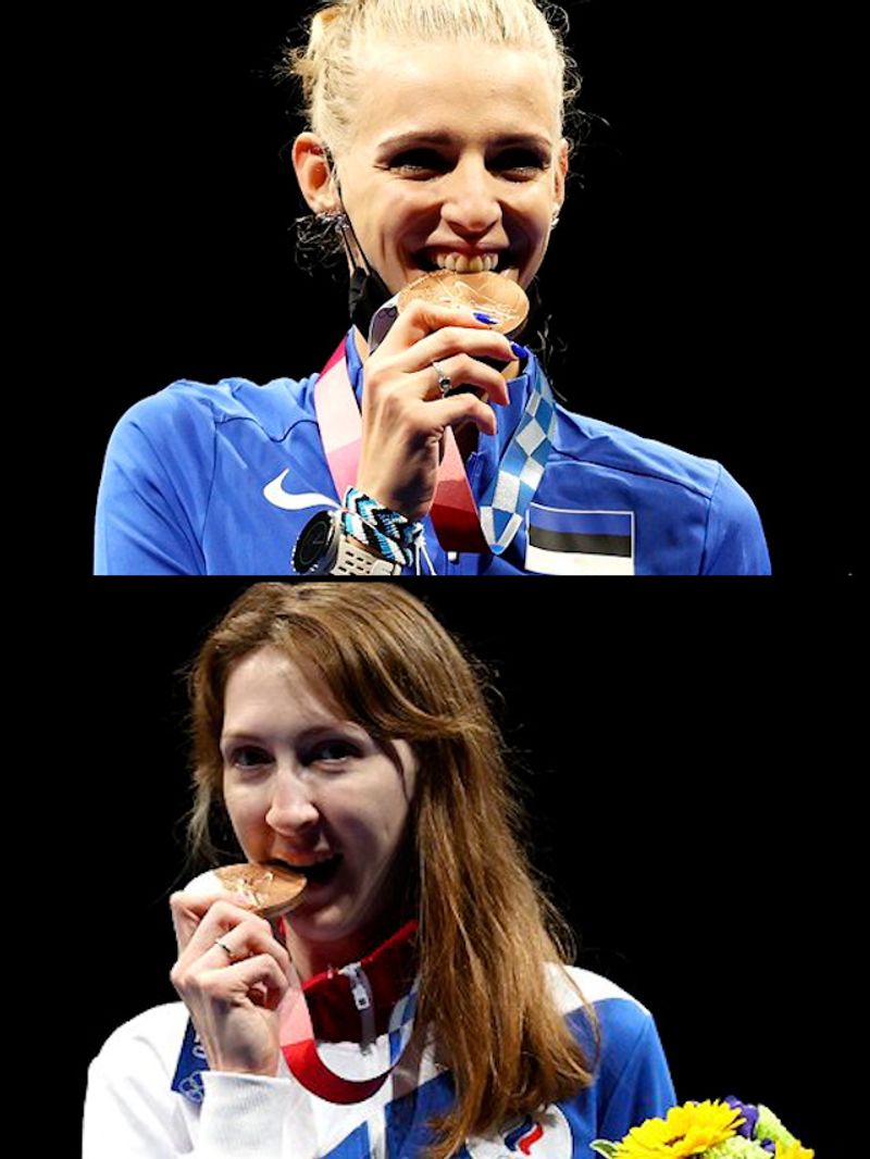 Do you know why Olympic athletes bite medals after their win?