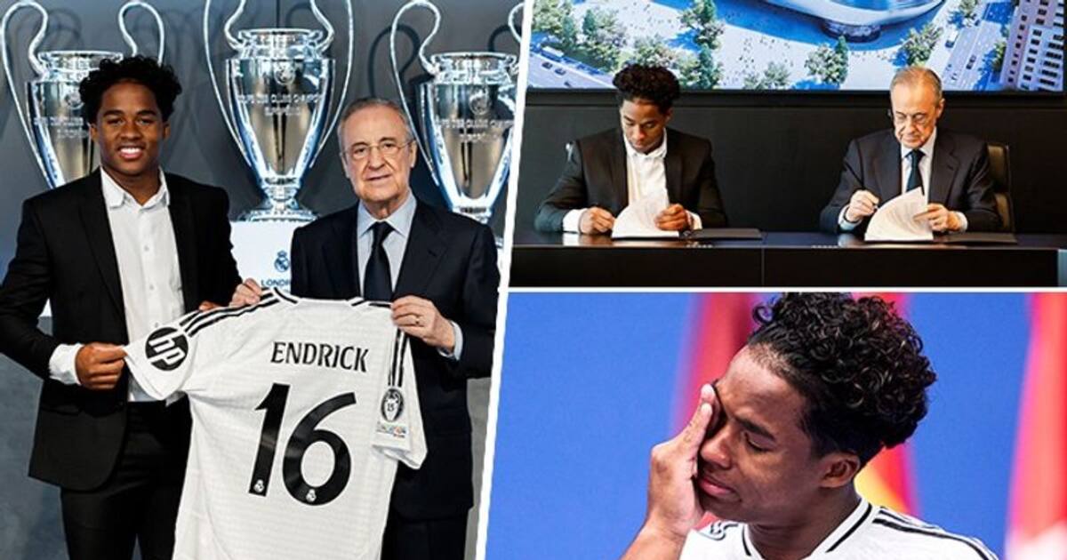 'It's a dream come true': 18-year-old Endrick gets emotional during ...