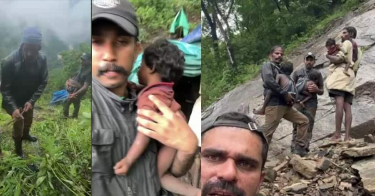Kerala: Forest officials rescue three including 2 children trapped near ...