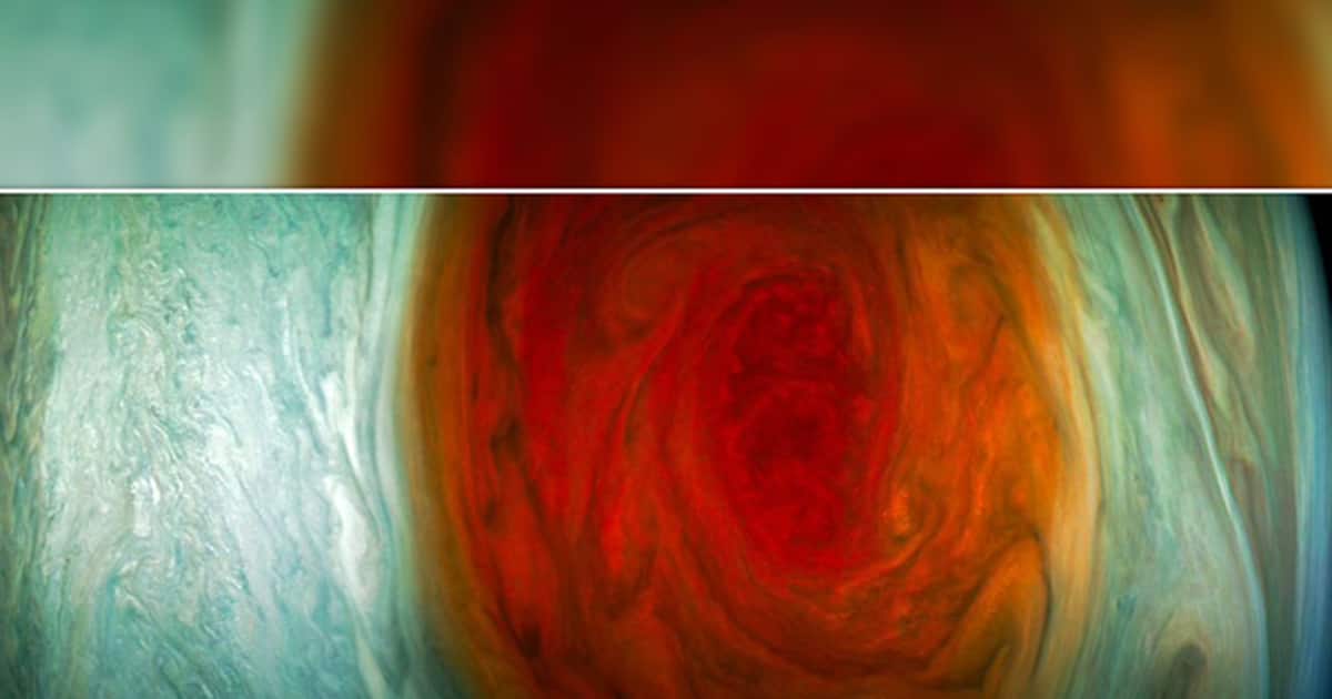 NASA releases first images of raging storm in Jupiter