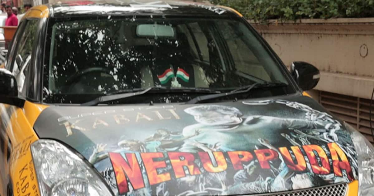 'Kabali' car on the streets of Bengaluru