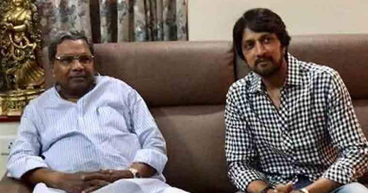 Kichcha Sudeep in Karnataka CM Siddaramaiah's house, Sandalwood star ...
