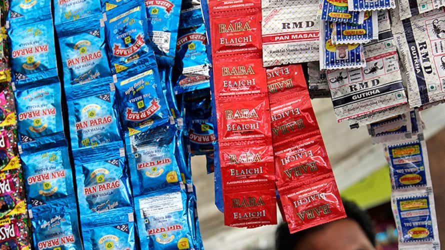 DMK's Stalin brings 'gutka' packets into TN Assembly