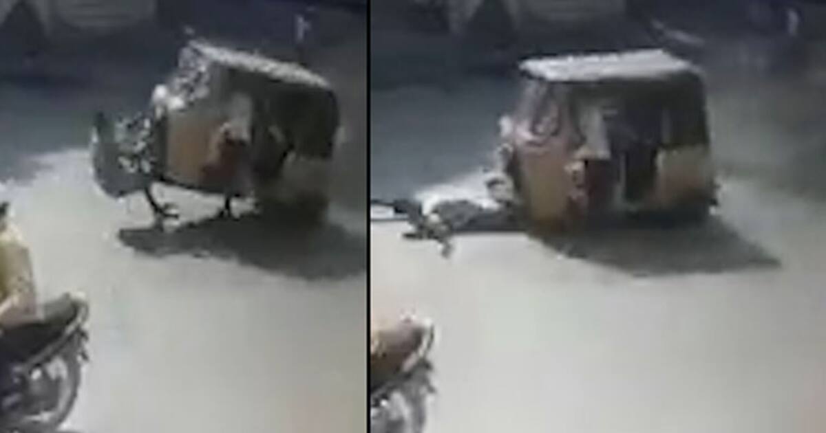Hyderabad man dies in freak auto-rickshaw accident