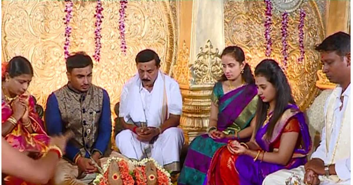 Watch: Actress Amoolya gets engaged in a grand ceremony