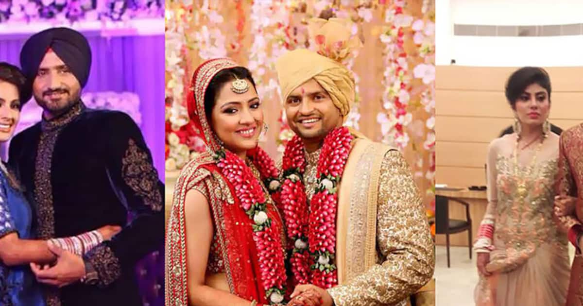 Cricketers and their wedding photos